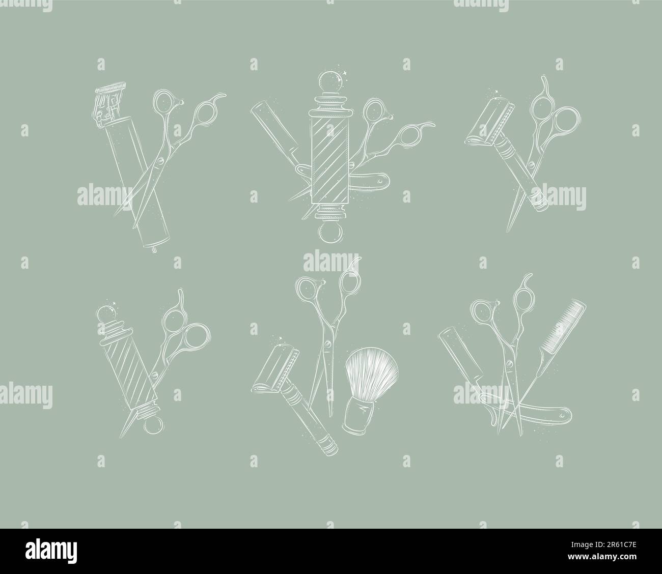 Barber pole drawing hi-res stock photography and images - Alamy