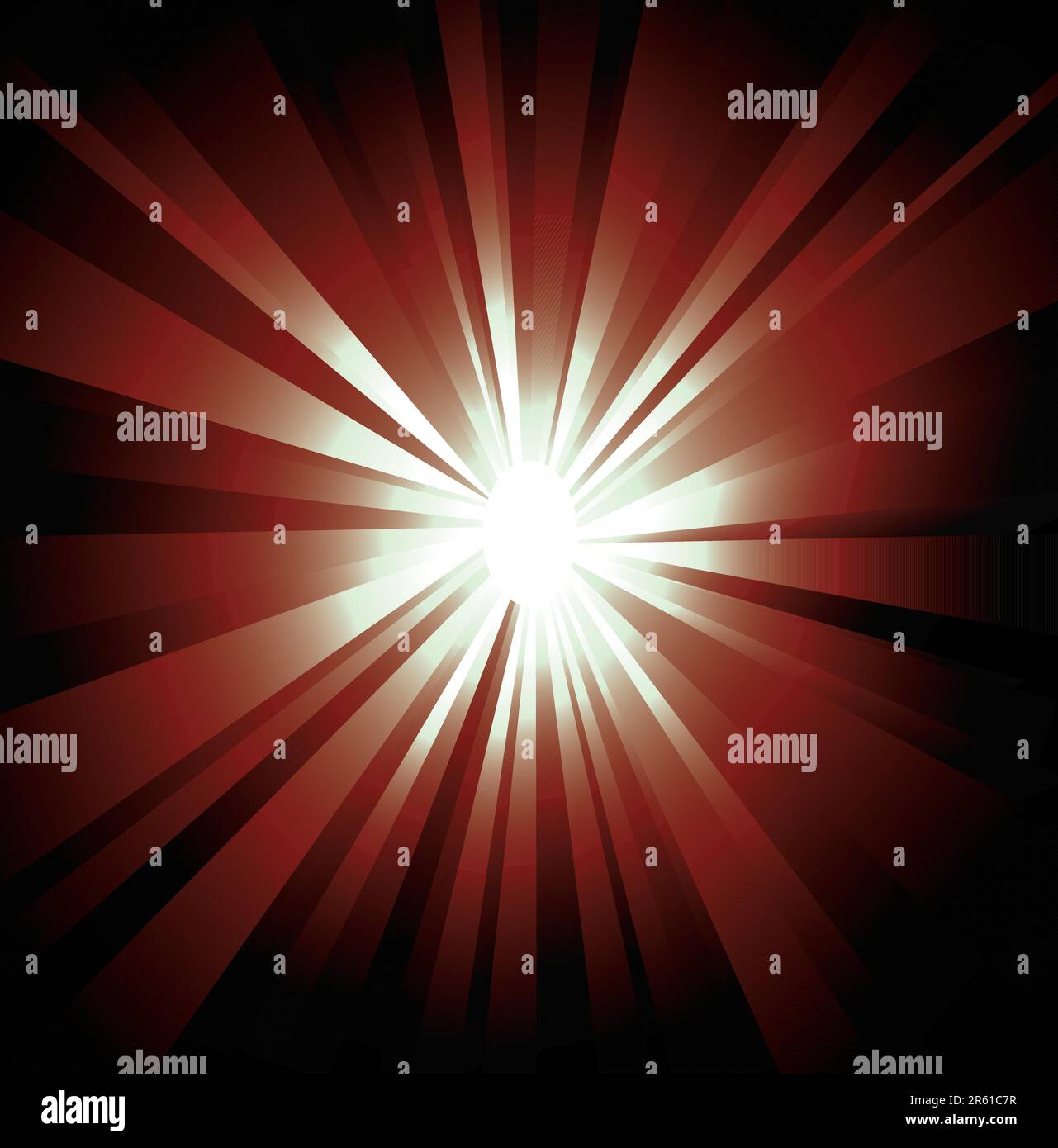 Orange rays magic lights Stock Vector Images - Alamy