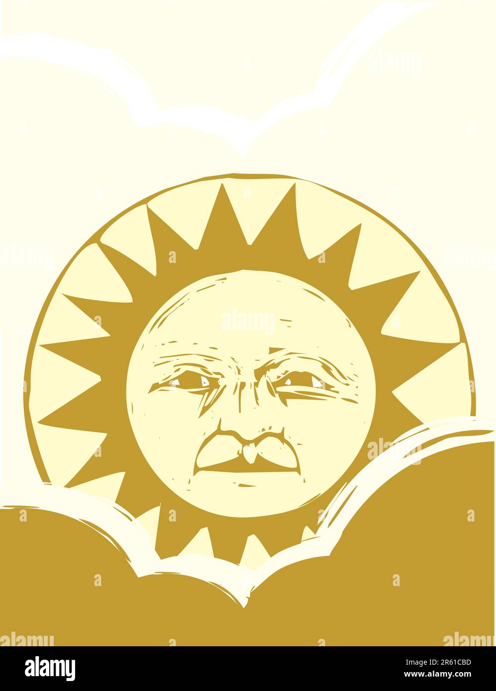 Inca Sun God Symbol