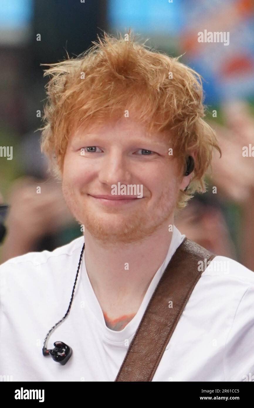 New York, NY, USA. 6th June, 2023. Ed Sheeran on stage for NBC Today ...