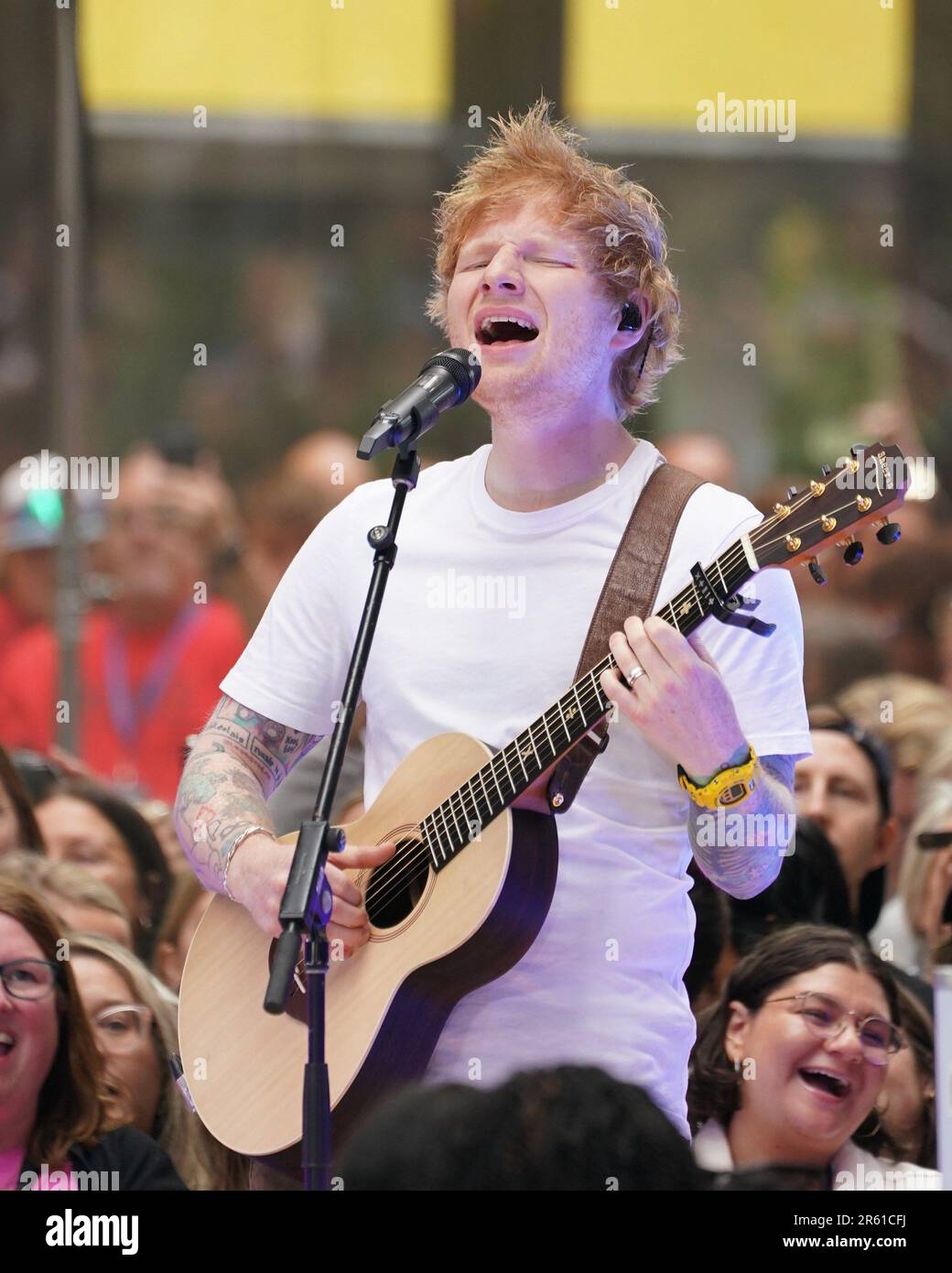 New York, NY, USA. 6th June, 2023. Ed Sheeran on stage for NBC Today ...