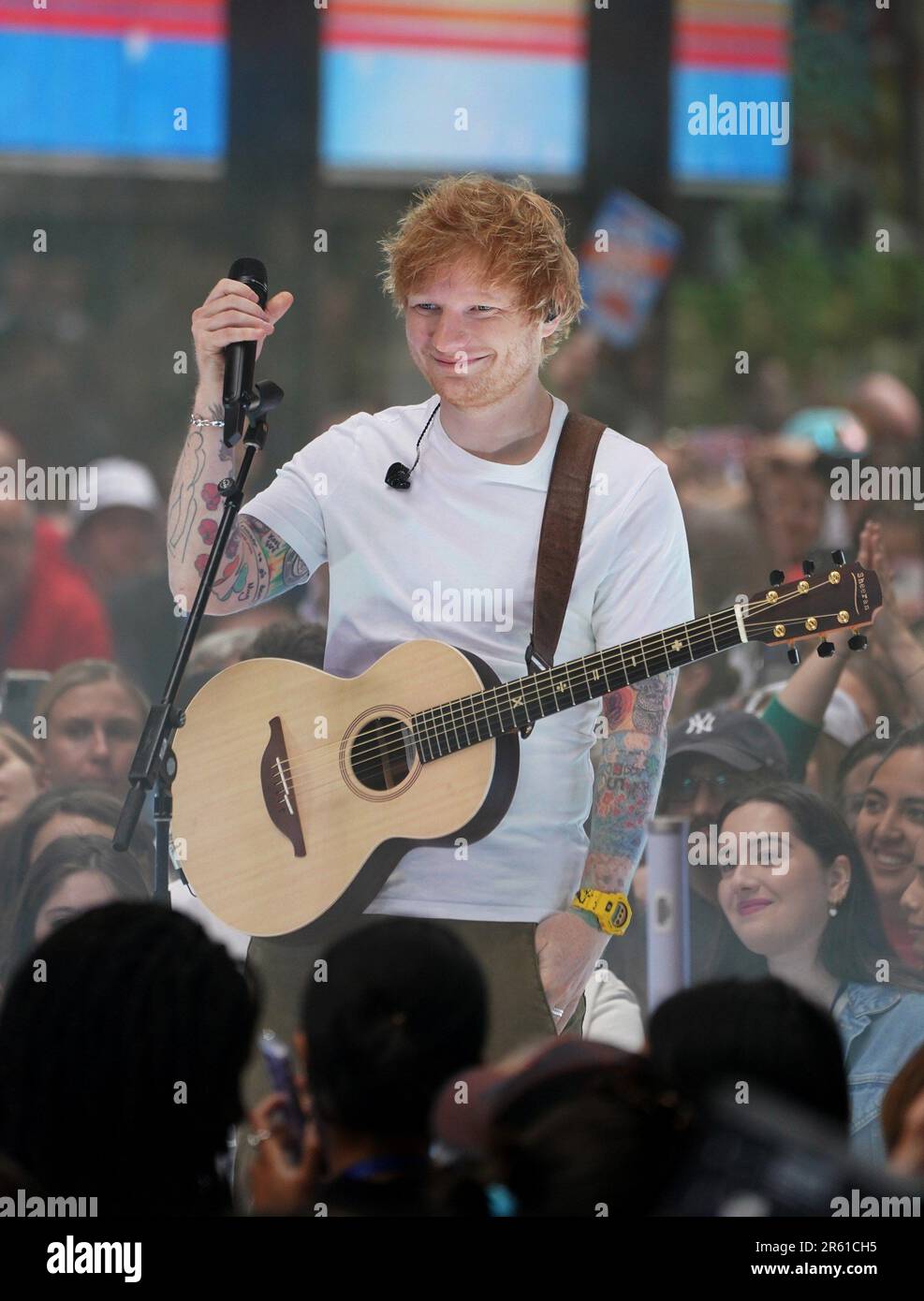 New York, NY, USA. 6th June, 2023. Ed Sheeran on stage for NBC Today ...