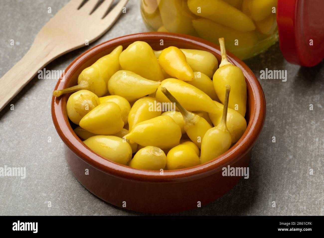 Small Yellow Hot Peppers