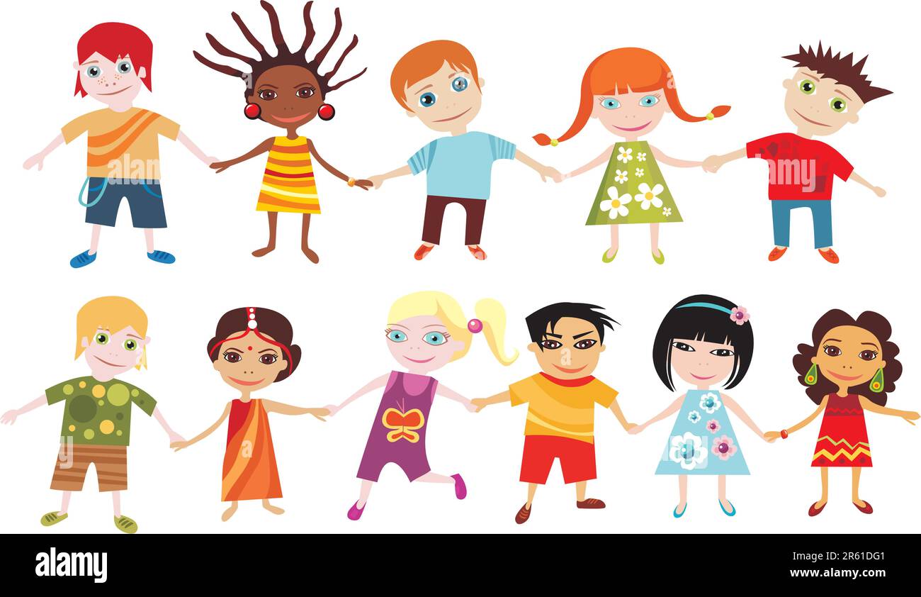 Eco art children Stock Vector Images - Alamy