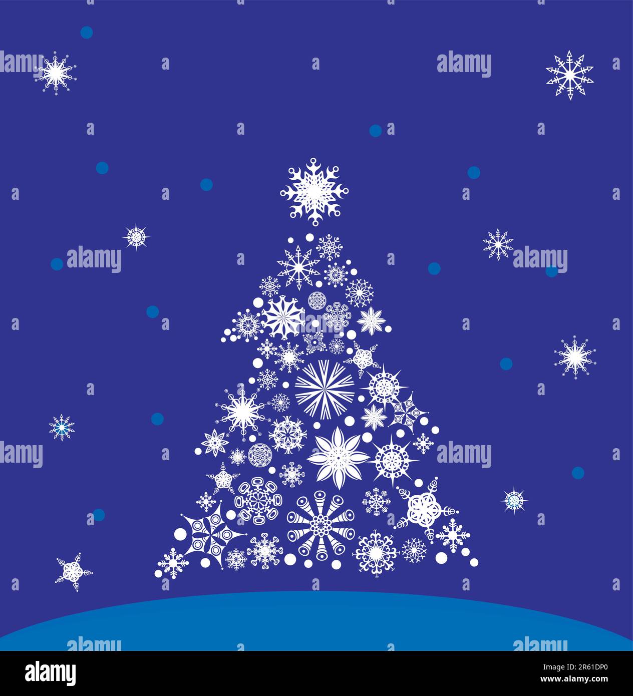 vector illustration of a christmas tree Stock Vector Image & Art - Alamy