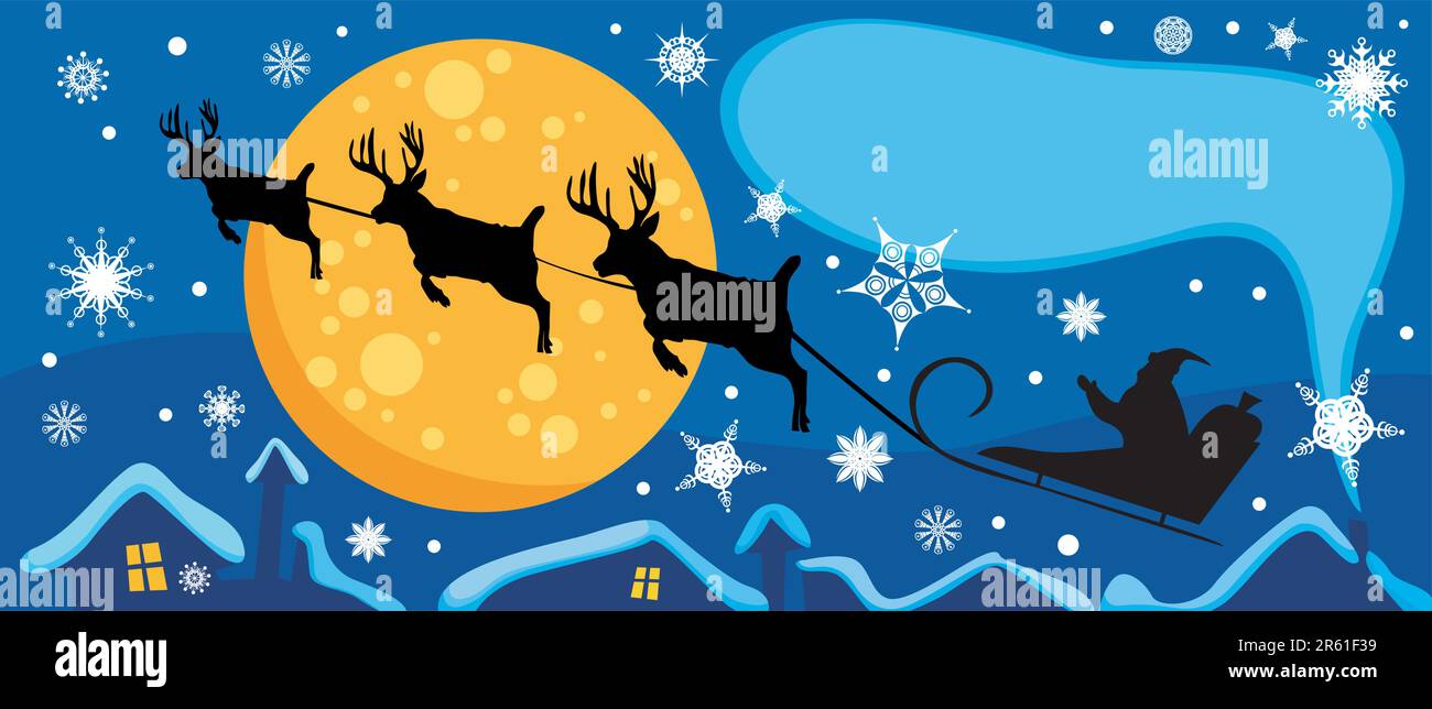Vector Illustration Of A Christmas Stock Vector Image And Art Alamy