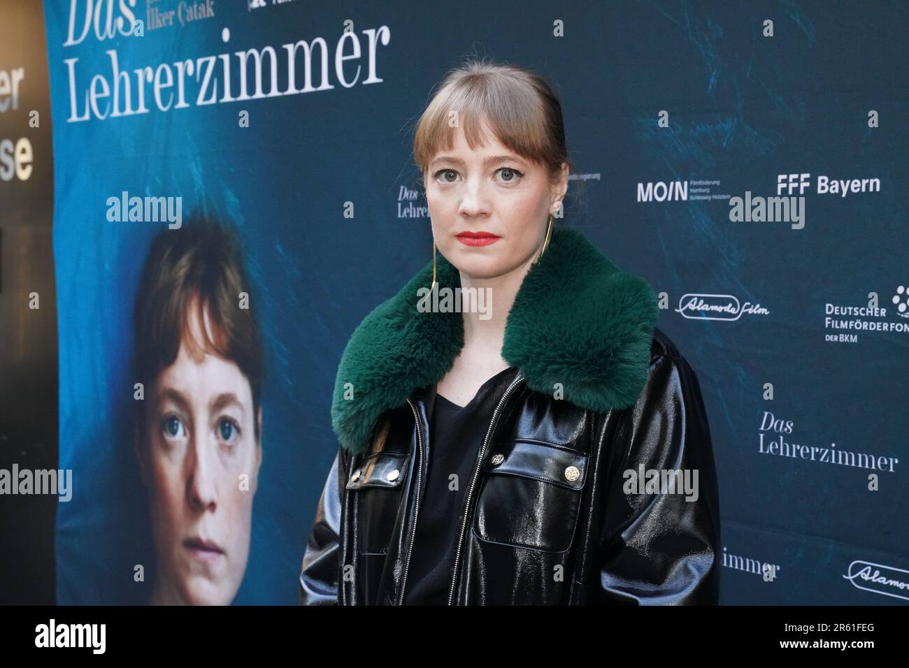 Actress Leonie Benesch seen before the premiere screening of her fim ...