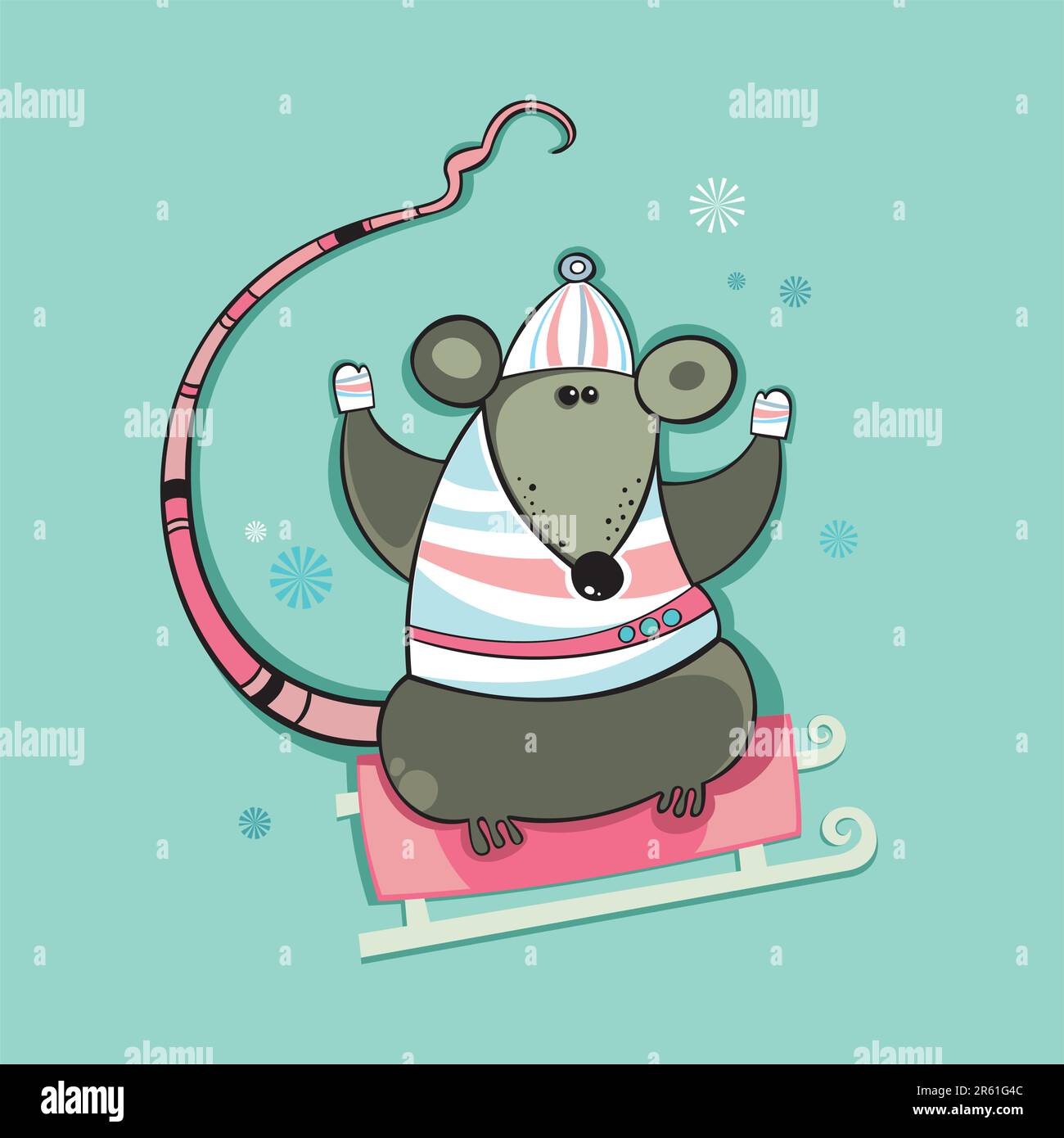 Stylish winter graphics hi-res stock photography and images - Alamy