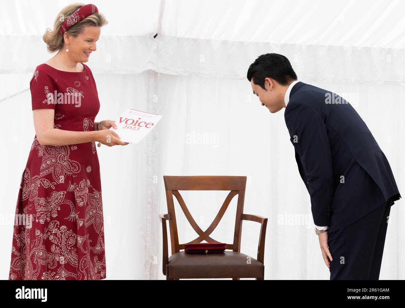 Brussels, Belgium. 06th June, 2023. Queen Mathilde of Belgium and ...