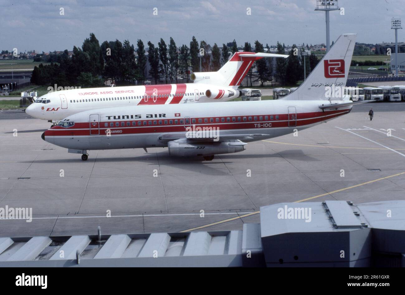 Tunis Air Boeing B737-200 TS-IOC at Paris-ORY in 1983 Stock Photo - Alamy