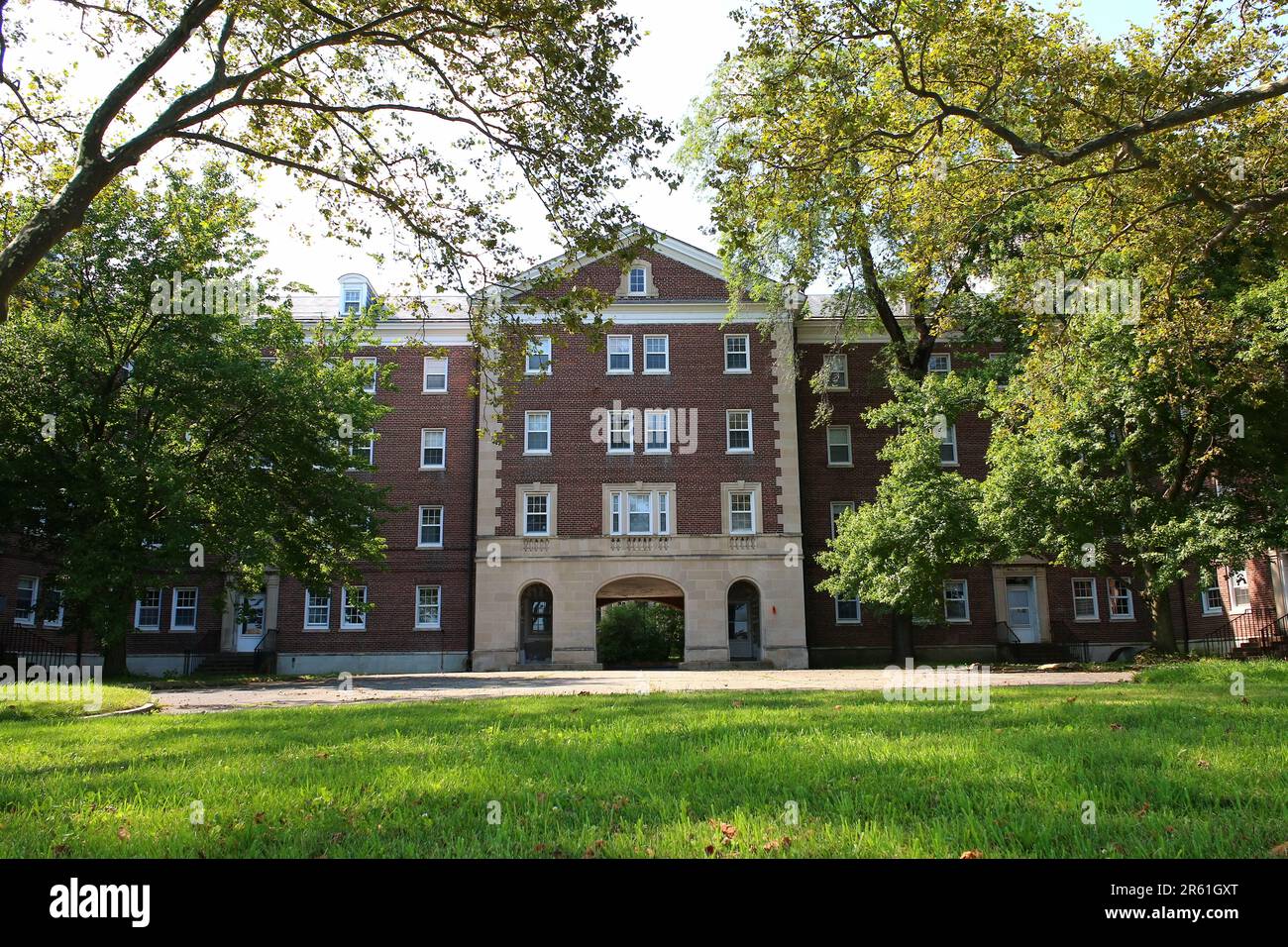 Main entrance to Building #12 located in Nolan Park section of ...