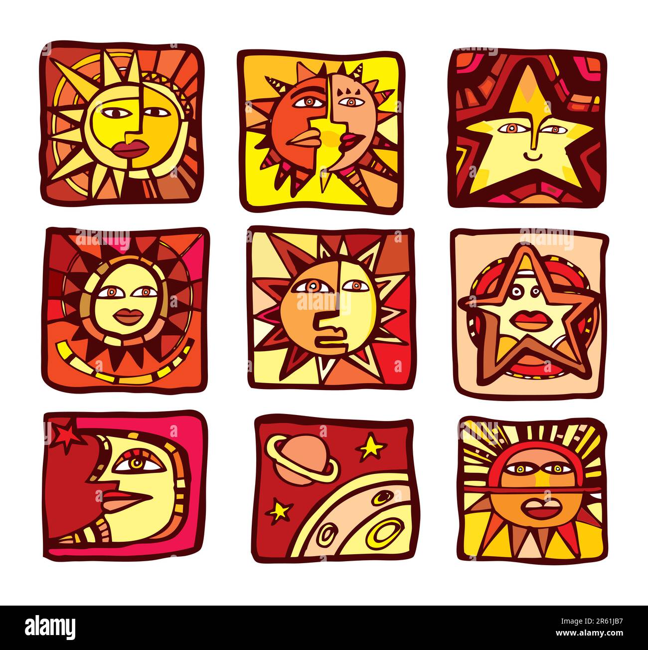 Weather teller Stock Vector Images - Alamy