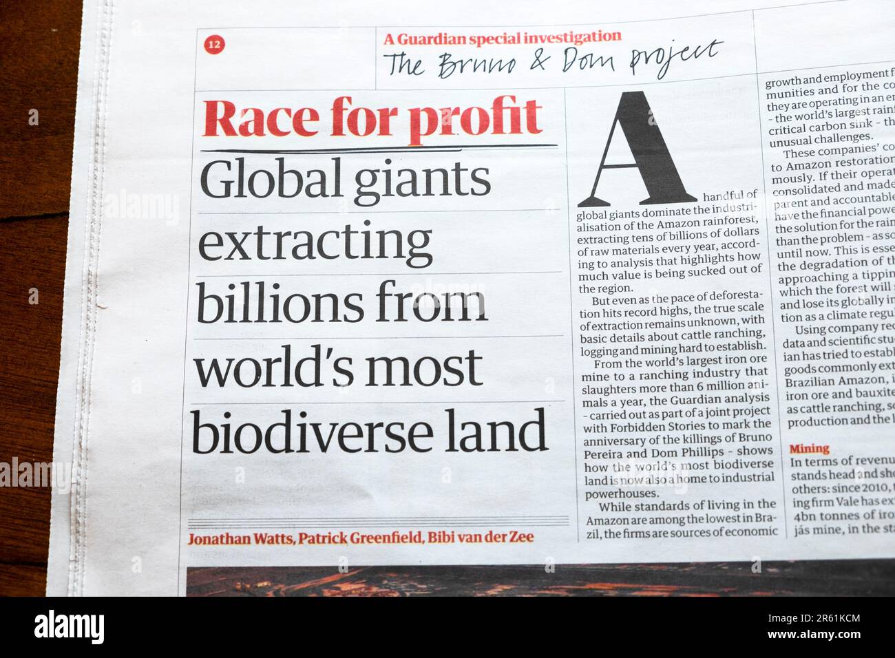 Race for profit 'Global giants extracting billions from world's most ...