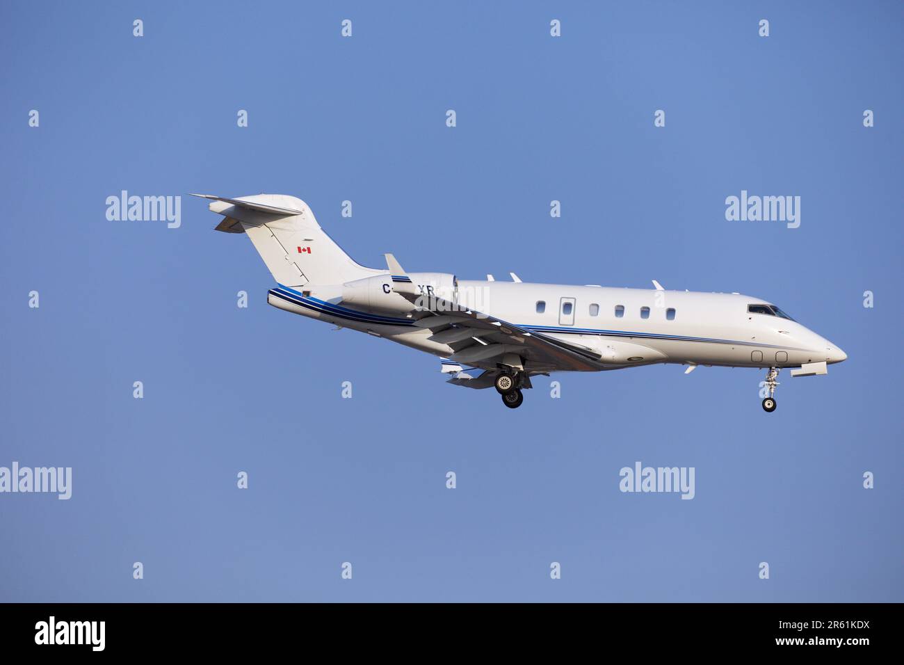 Bombardier BD-100-1A10 Challenger 300 Landing at Pearson Airport ...