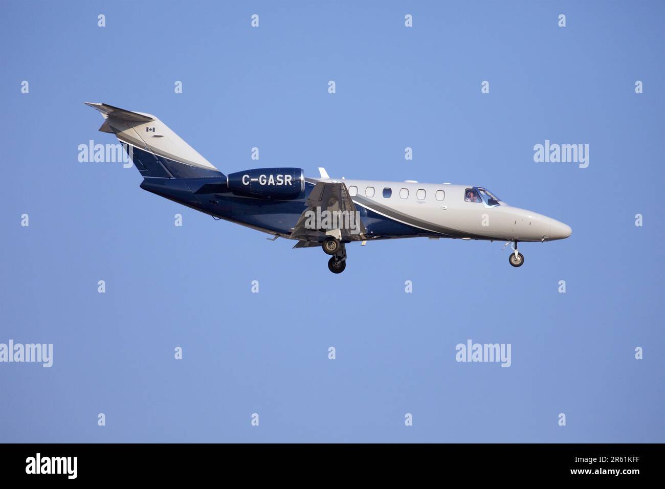 AirSprint Cessna 525A Citation CJ2+. C-GASR. Landing at Pearson Airport ...