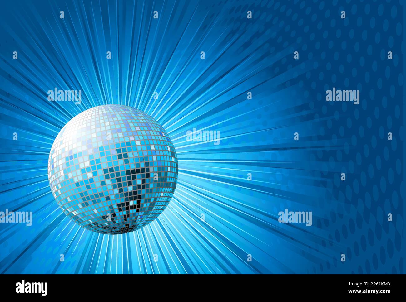 Vector illustration of blue shiny abstract party design Stock Vector ...