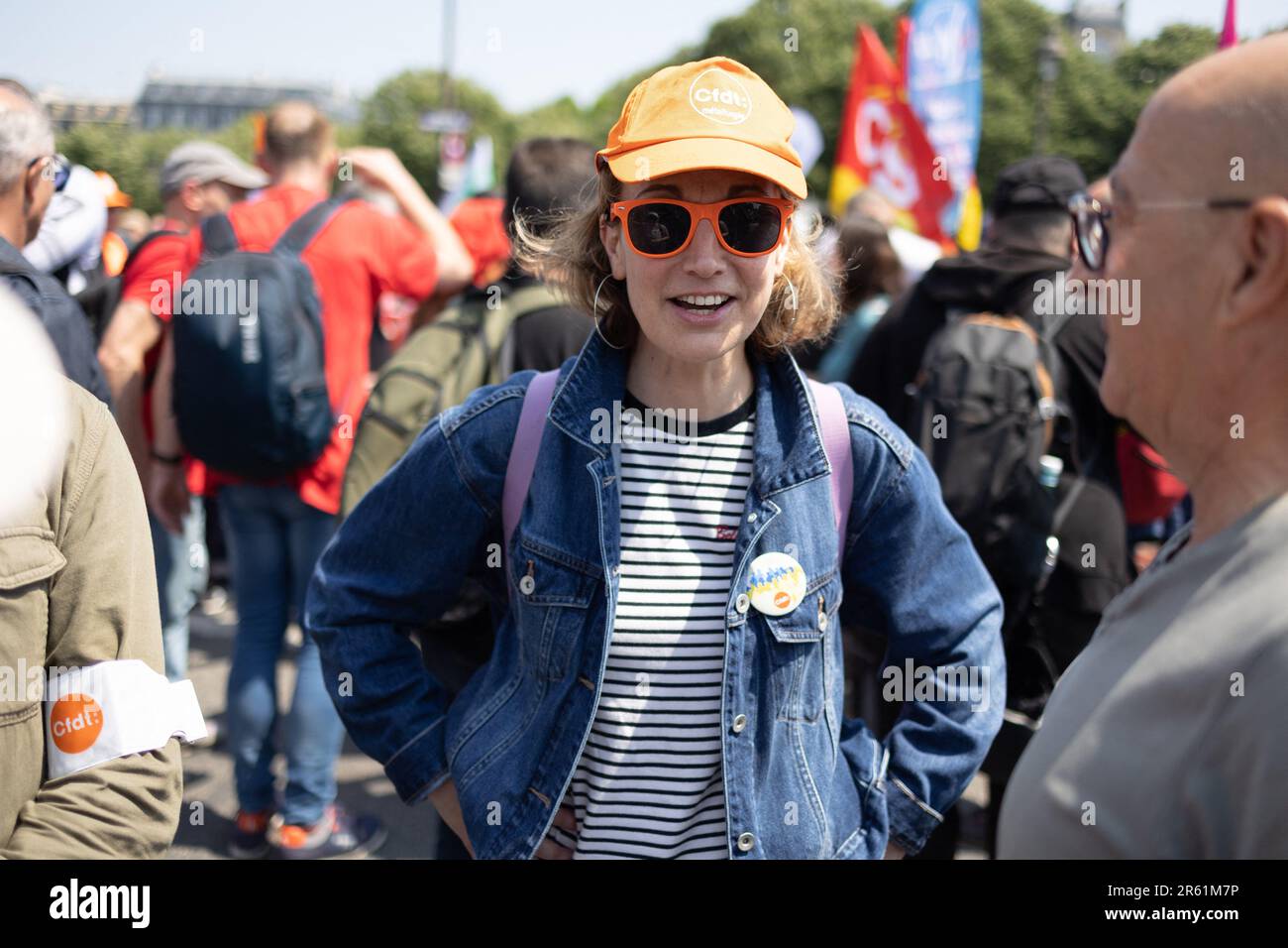 Paris, France. 06th June, 2023. French Democratic Confederation of ...