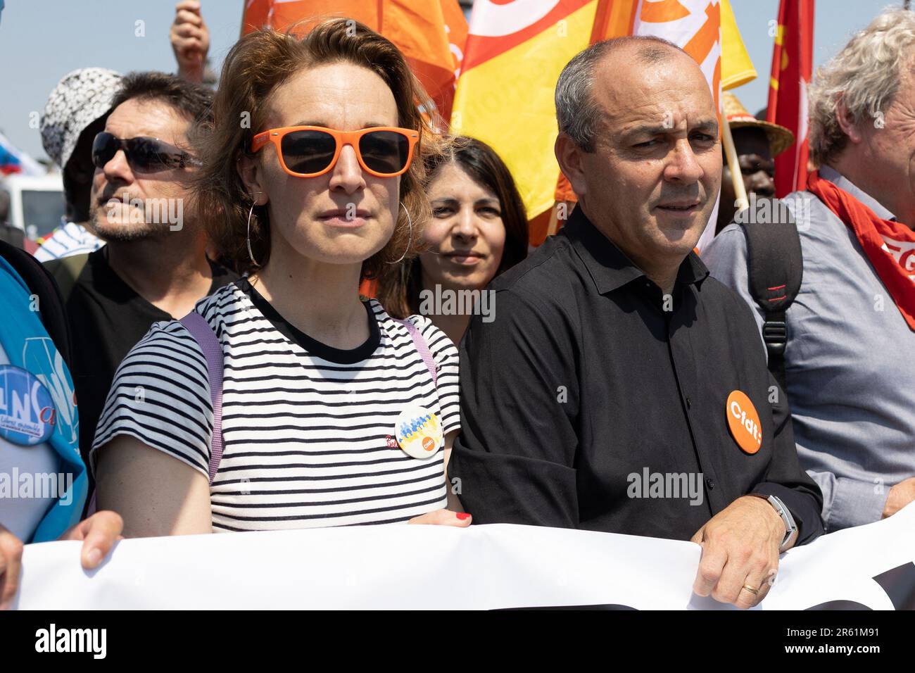 Paris, France. 06th June, 2023. French Democratic Confederation of ...
