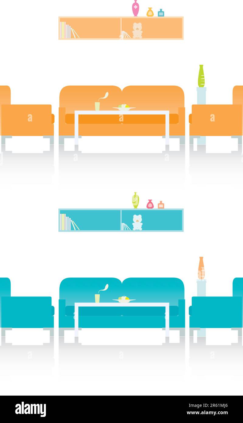 Modern sofa design Stock Vector Images - Alamy