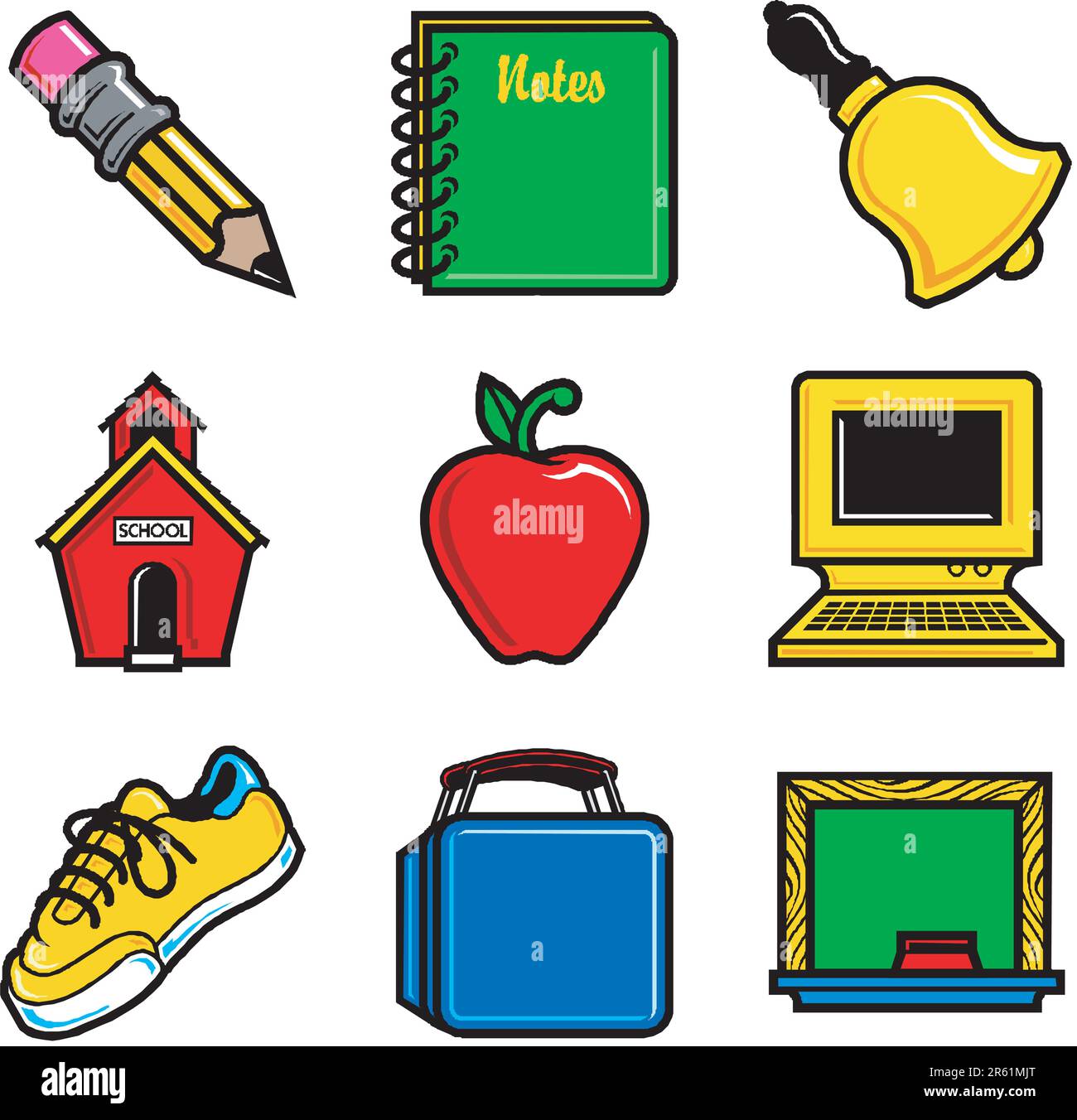 Fun school building design Stock Vector Images - Alamy