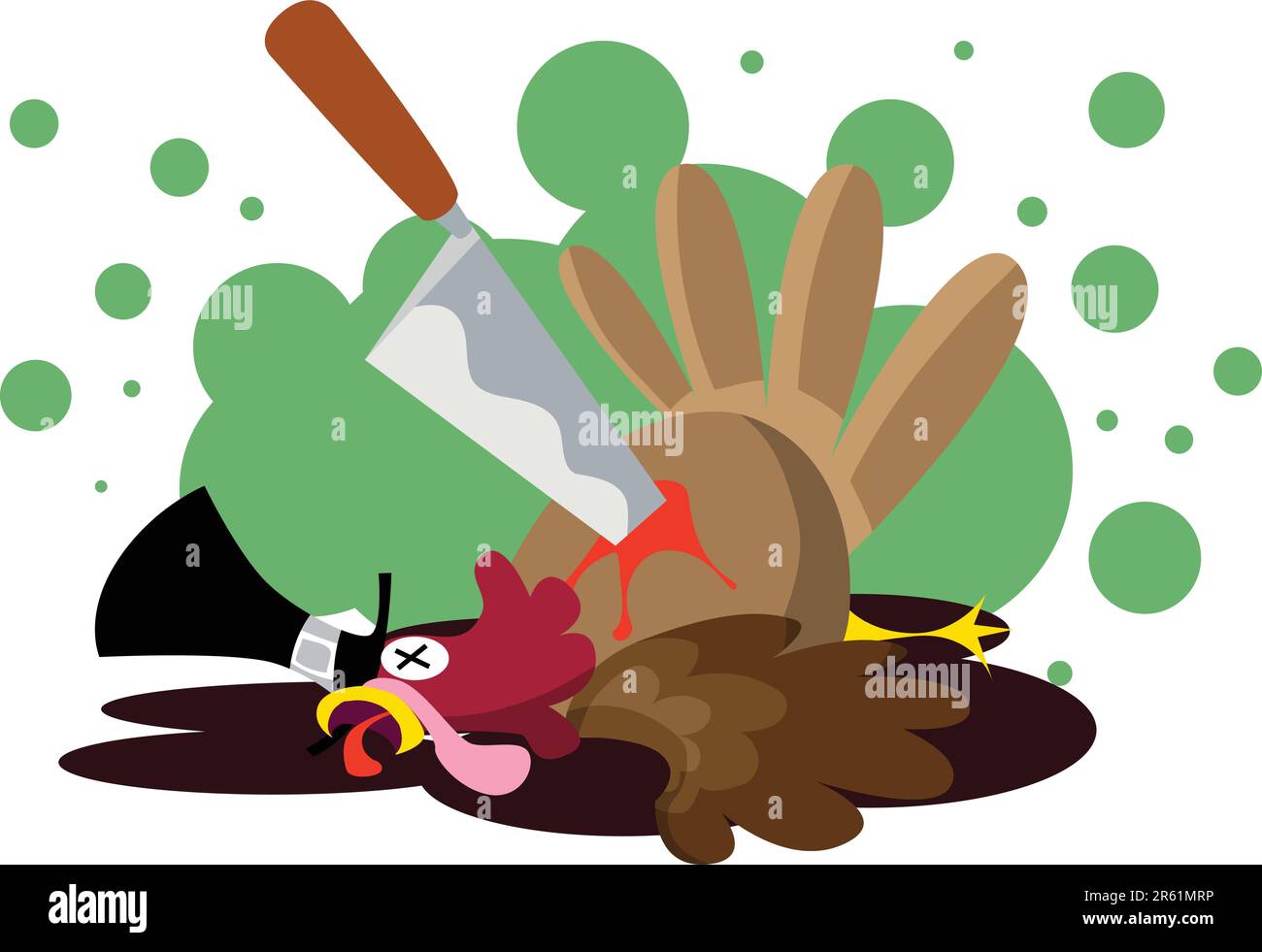 Killer chicken Stock Vector Images - Alamy