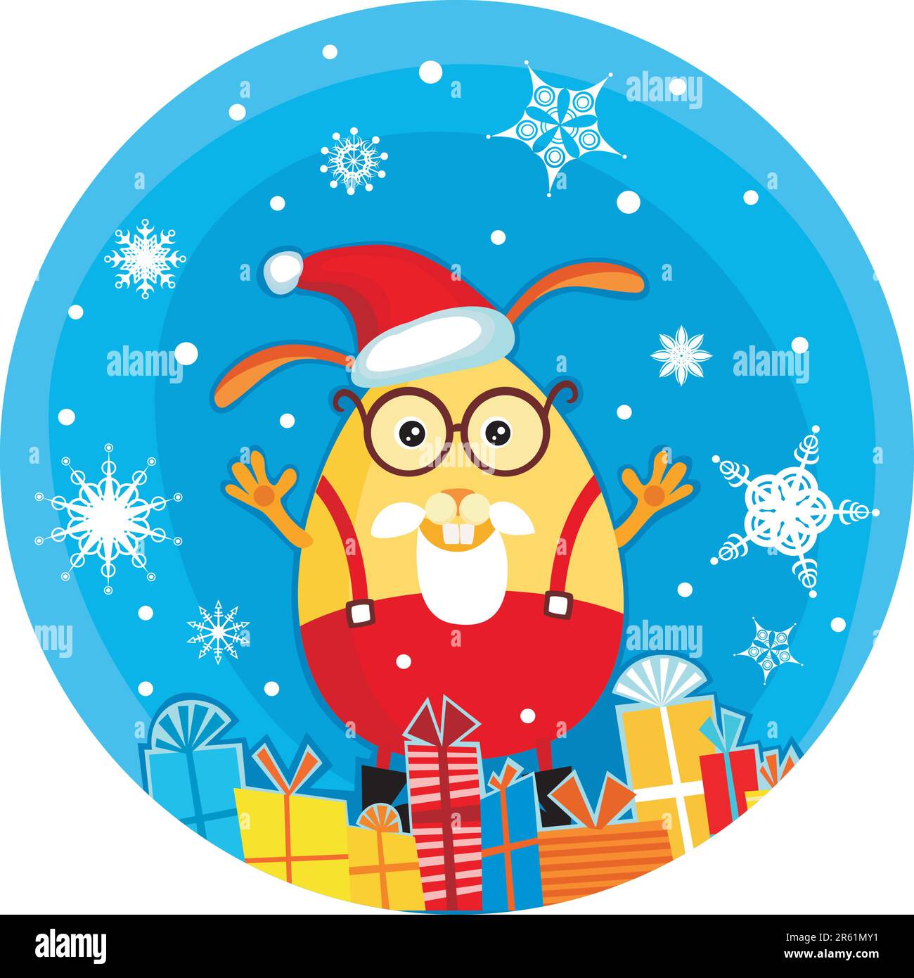 Rabbit bell Stock Vector Images - Alamy