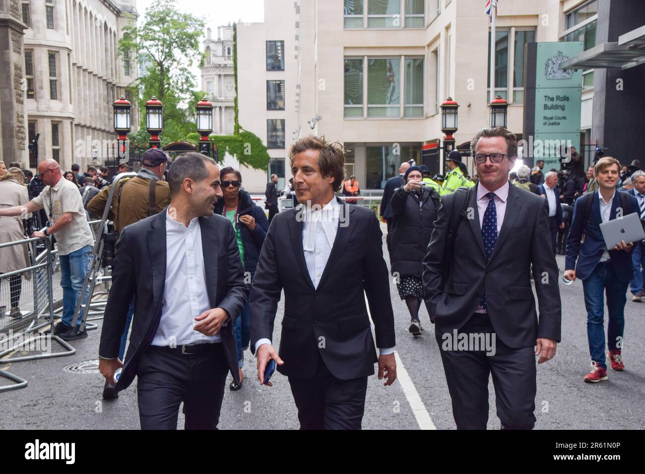 London, UK. 6th June 2023. Prince Harry's lawyer David Sherborne ...