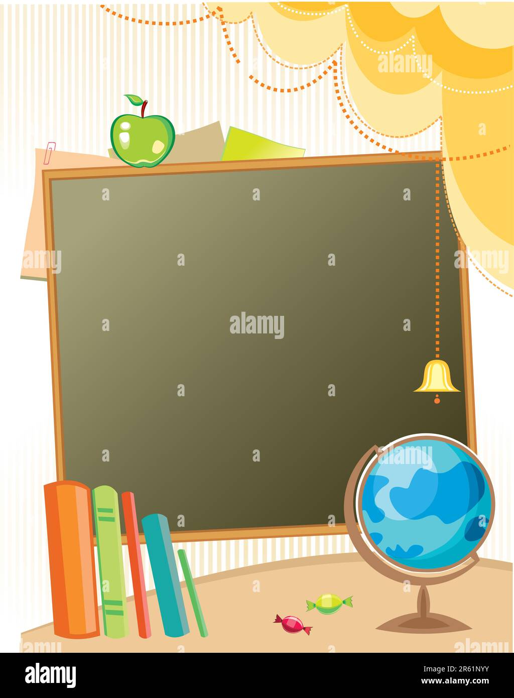 Back to school frame with space for your text Stock Vector Image & Art ...