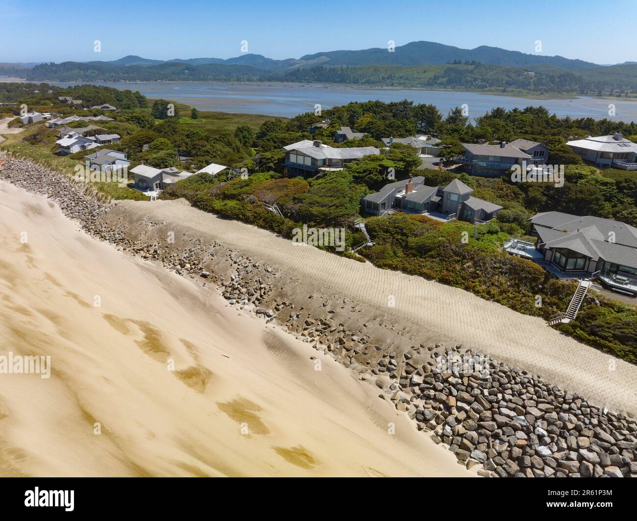 Riprap - a build of large rocks- protect against rising sea levels on ...