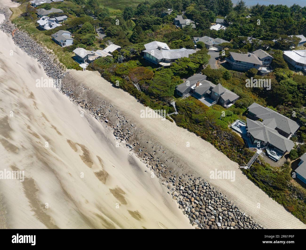 Riprap - a build of large rocks- protect against rising sea levels on ...