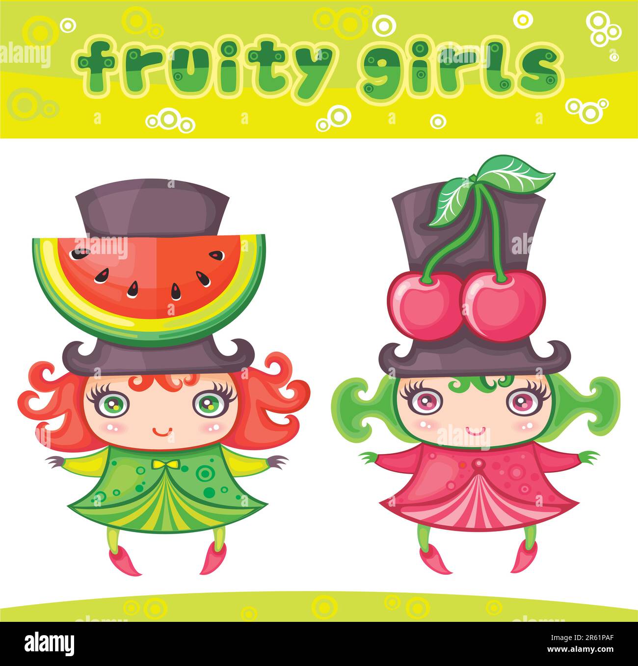 Watermelon top Stock Vector Images - Alamy