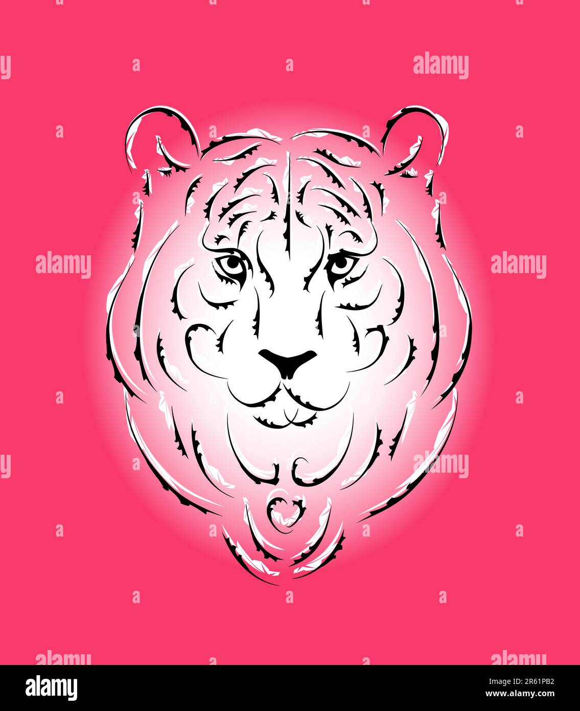 Tiger view Stock Vector Images - Alamy