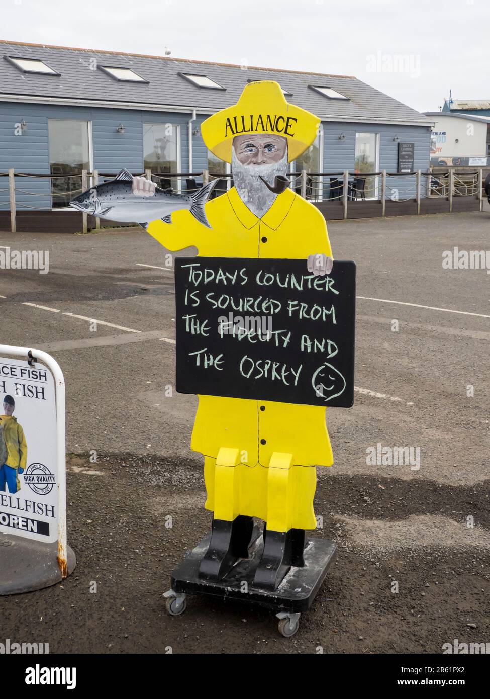Amble northumberland fish hi-res stock photography and images - Alamy