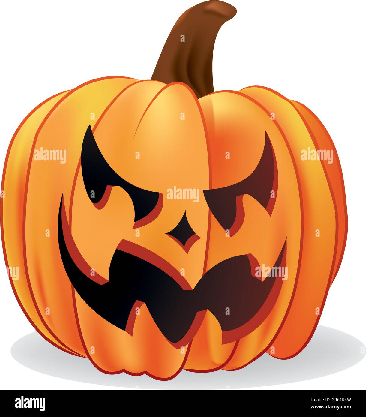 Carved Halloween Jack-O-Lantern Stock Vector Image & Art - Alamy