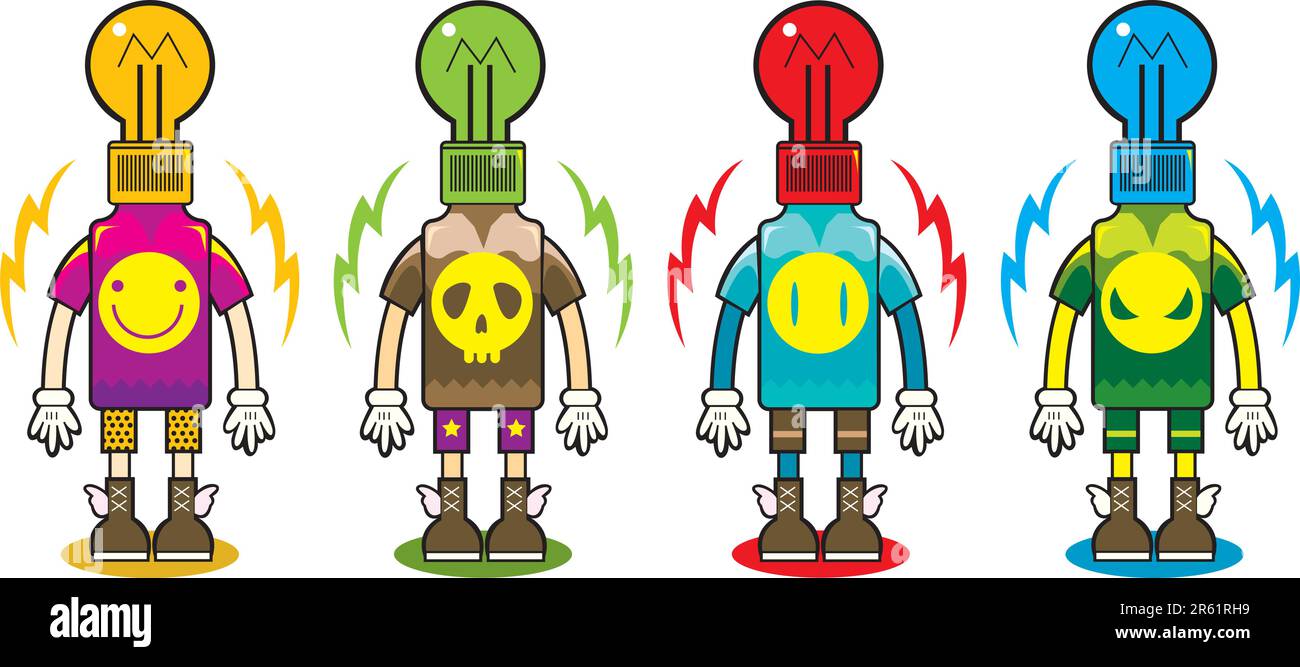 Funky character Stock Vector Images - Alamy