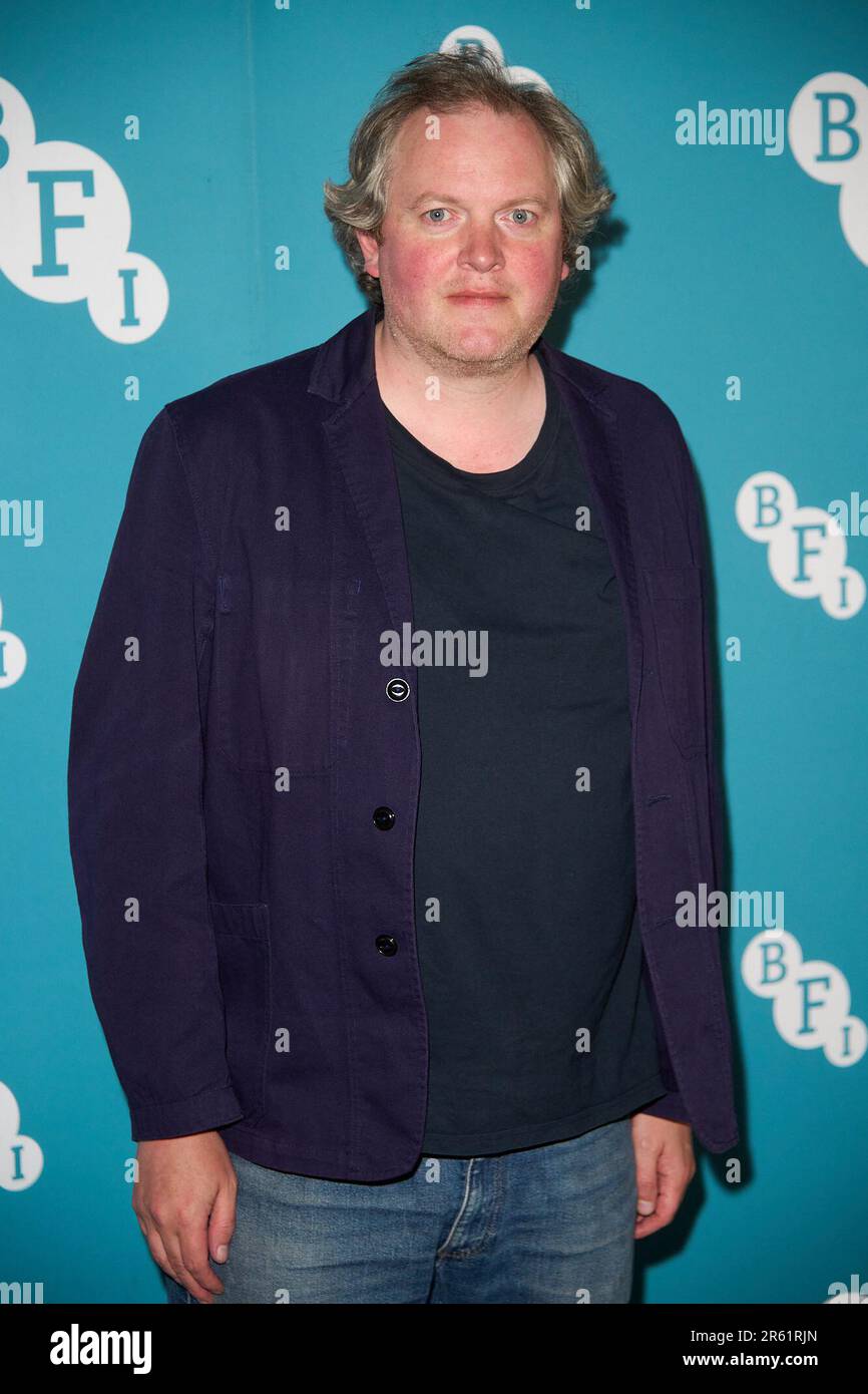 London, UK . 6 June, 2023 . Miles Jupp pictured at the The Full Monty talent screening held at ...