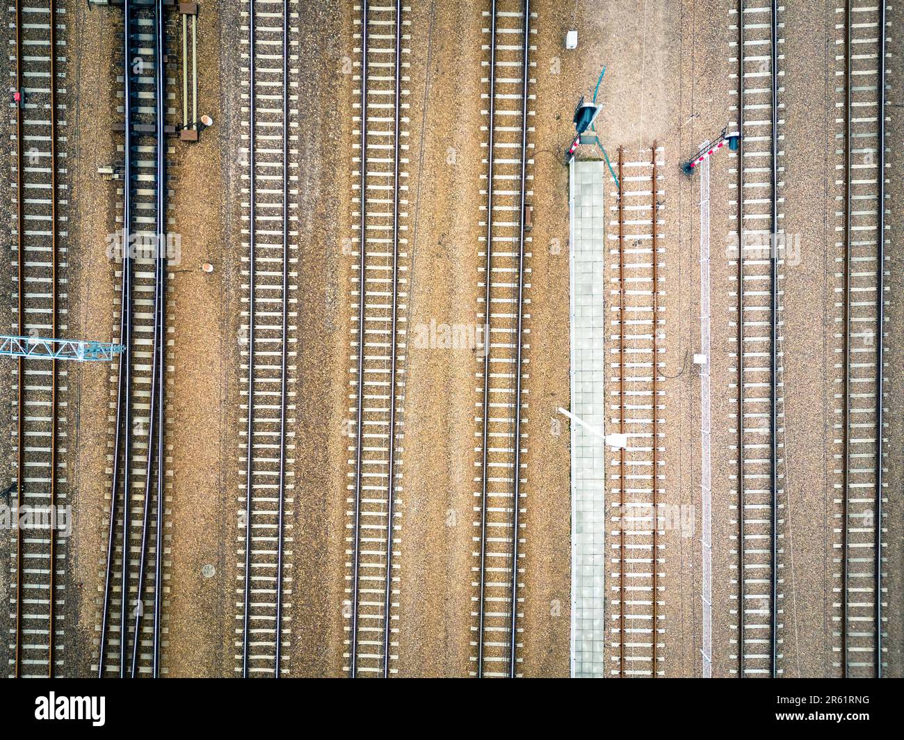 Railway worksite hi-res stock photography and images - Alamy