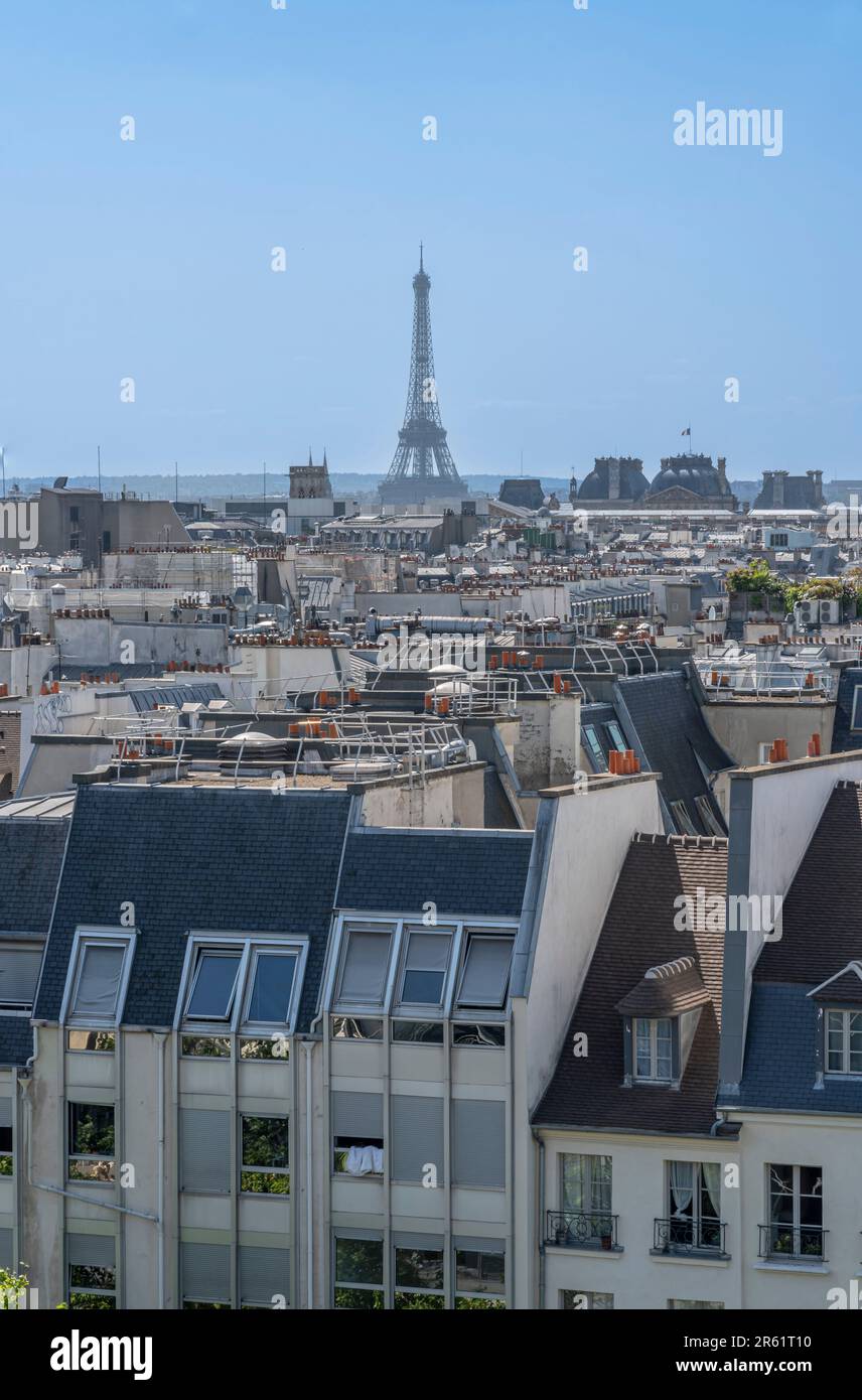 Paris, France - 06 03 2023: The Centre Pompidou: Panoramic View of ...