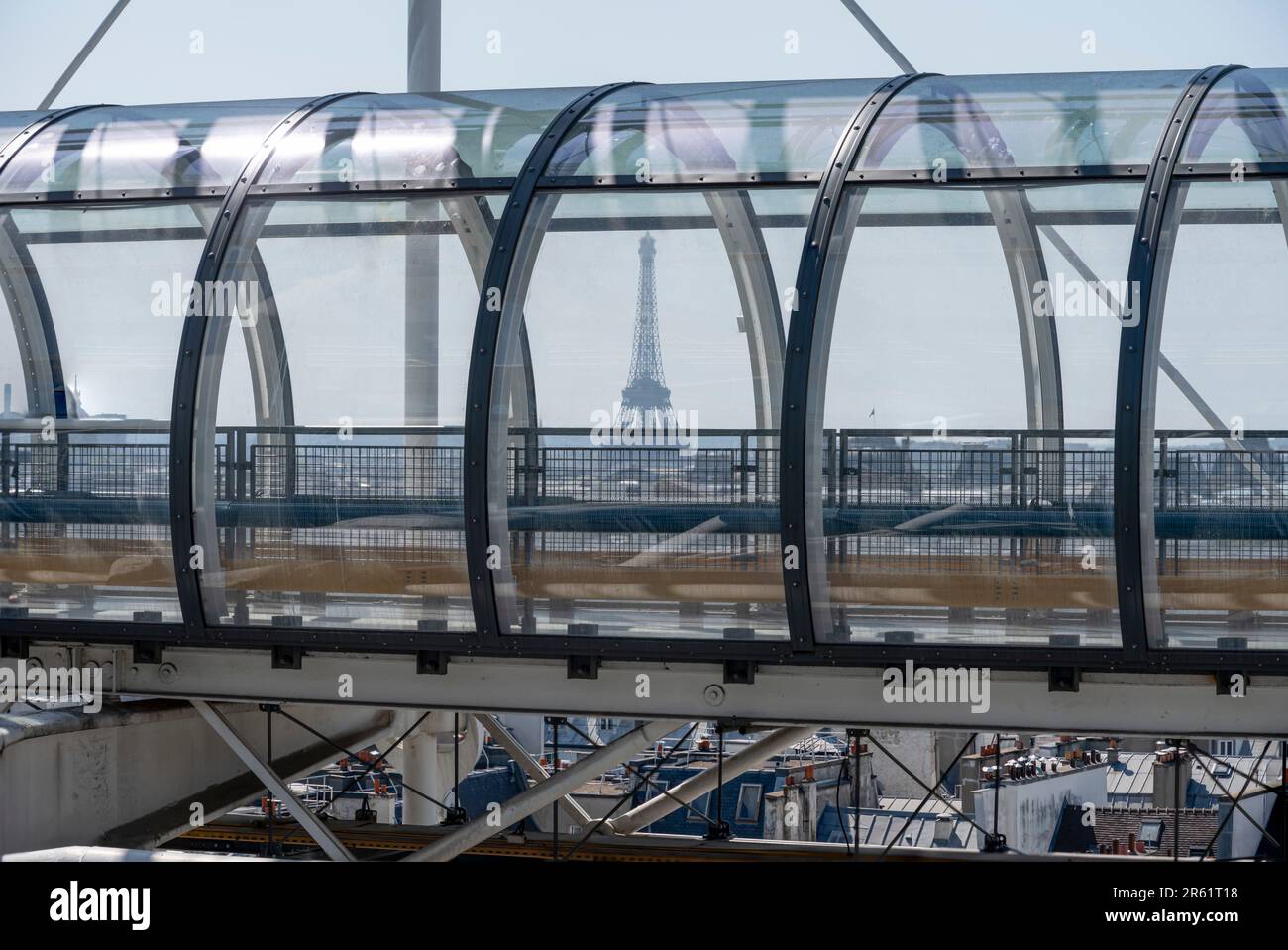 Paris, France - 06 03 2023: The Centre Pompidou: Panoramic View of ...