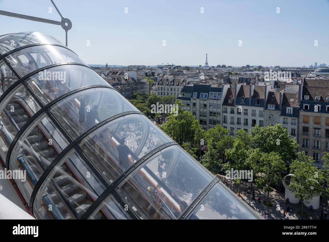Paris, France - 06 03 2023: The Centre Pompidou: Panoramic View of ...