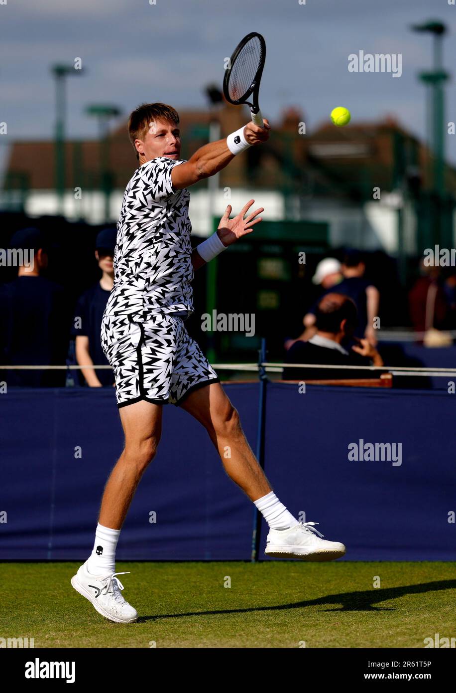 Ilya Ivashka during his match against Hugo Grenier on day two of the ...