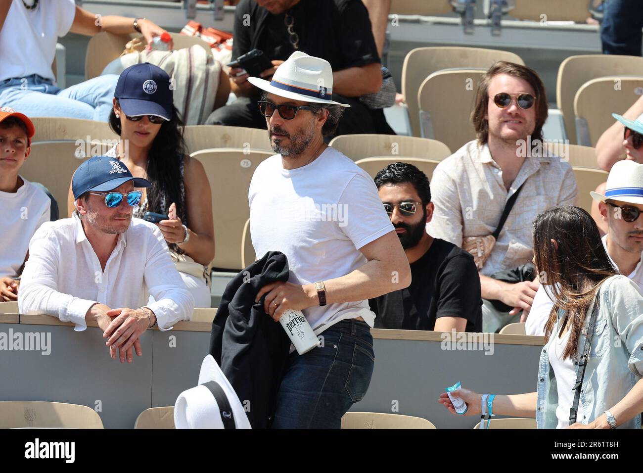 Paris, France. 06th June, 2023. Fanny Conquy, Vincent Elbaz in the ...