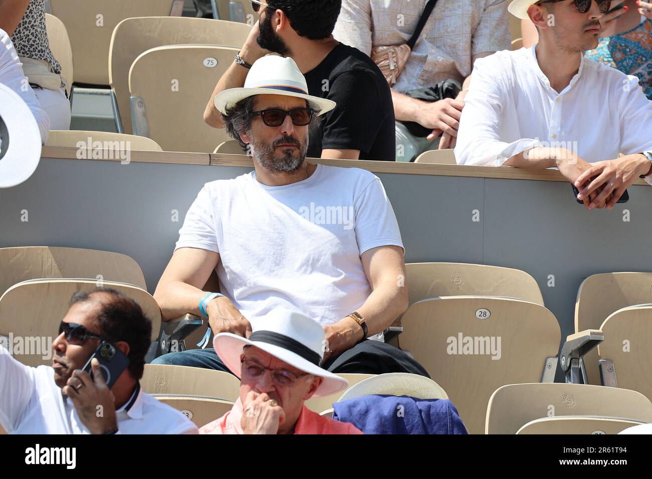 Paris, France. 06th June, 2023. Fanny Conquy, Vincent Elbaz in the ...