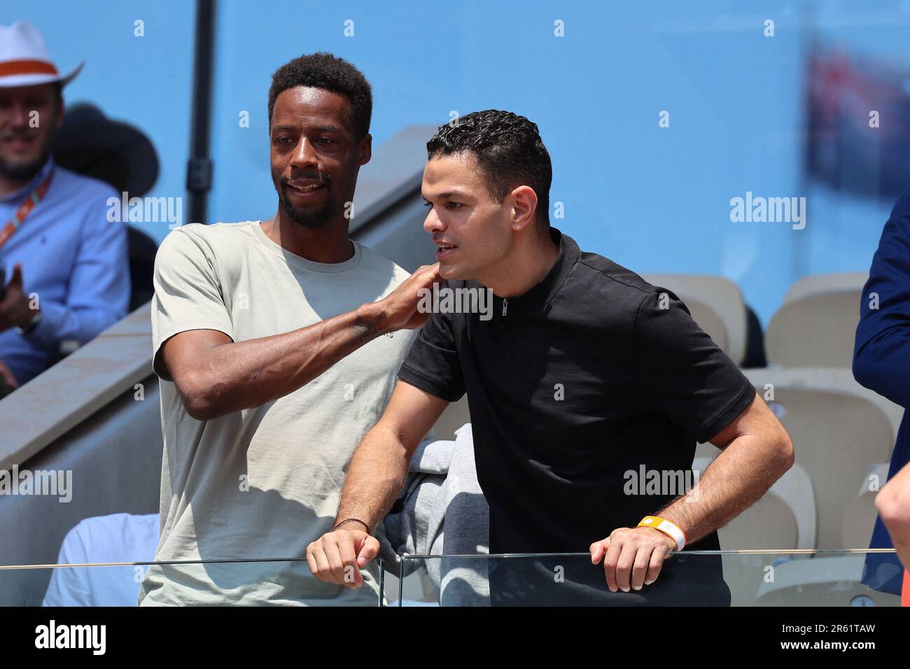 Paris, France. 06th June, 2023. Hatem Ben Arfa, Gael Monfils in the ...
