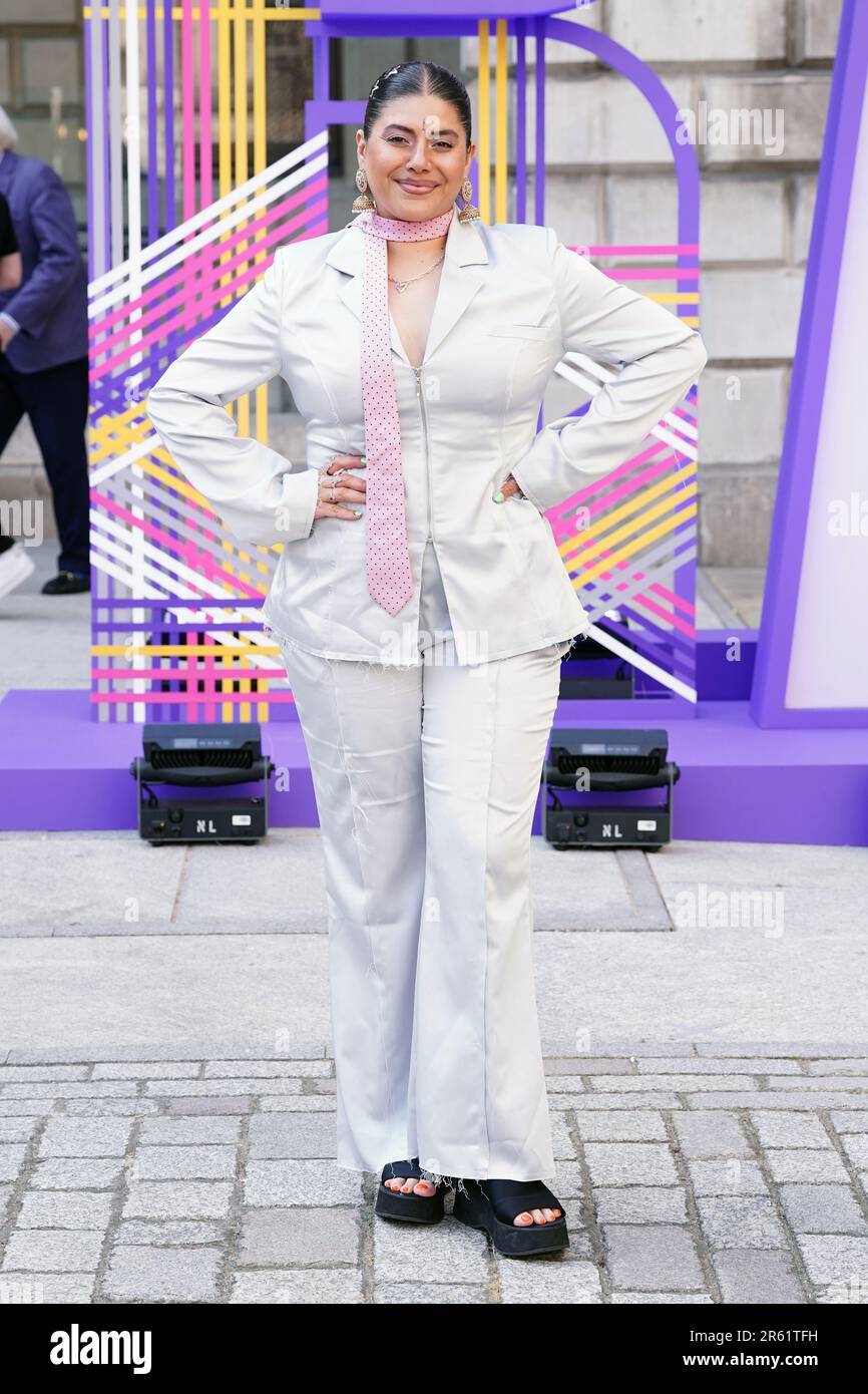 Tara Kumar attending the Royal Academy of Arts Summer Exhibition ...