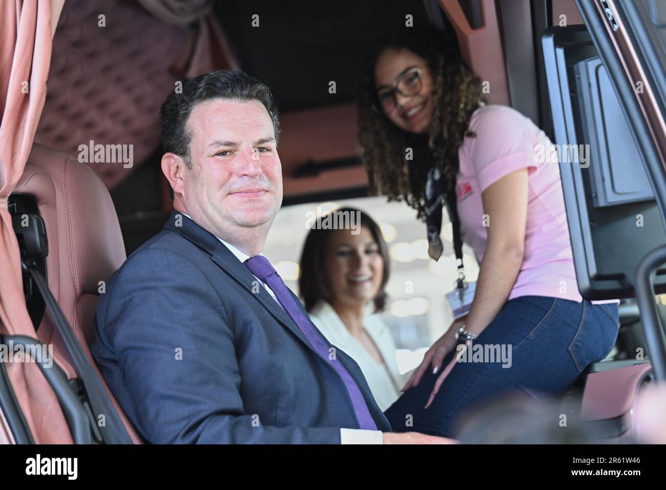 Brasilia, Brazil. 06th June, 2023. Hubertus Heil (SPD), Federal ...
