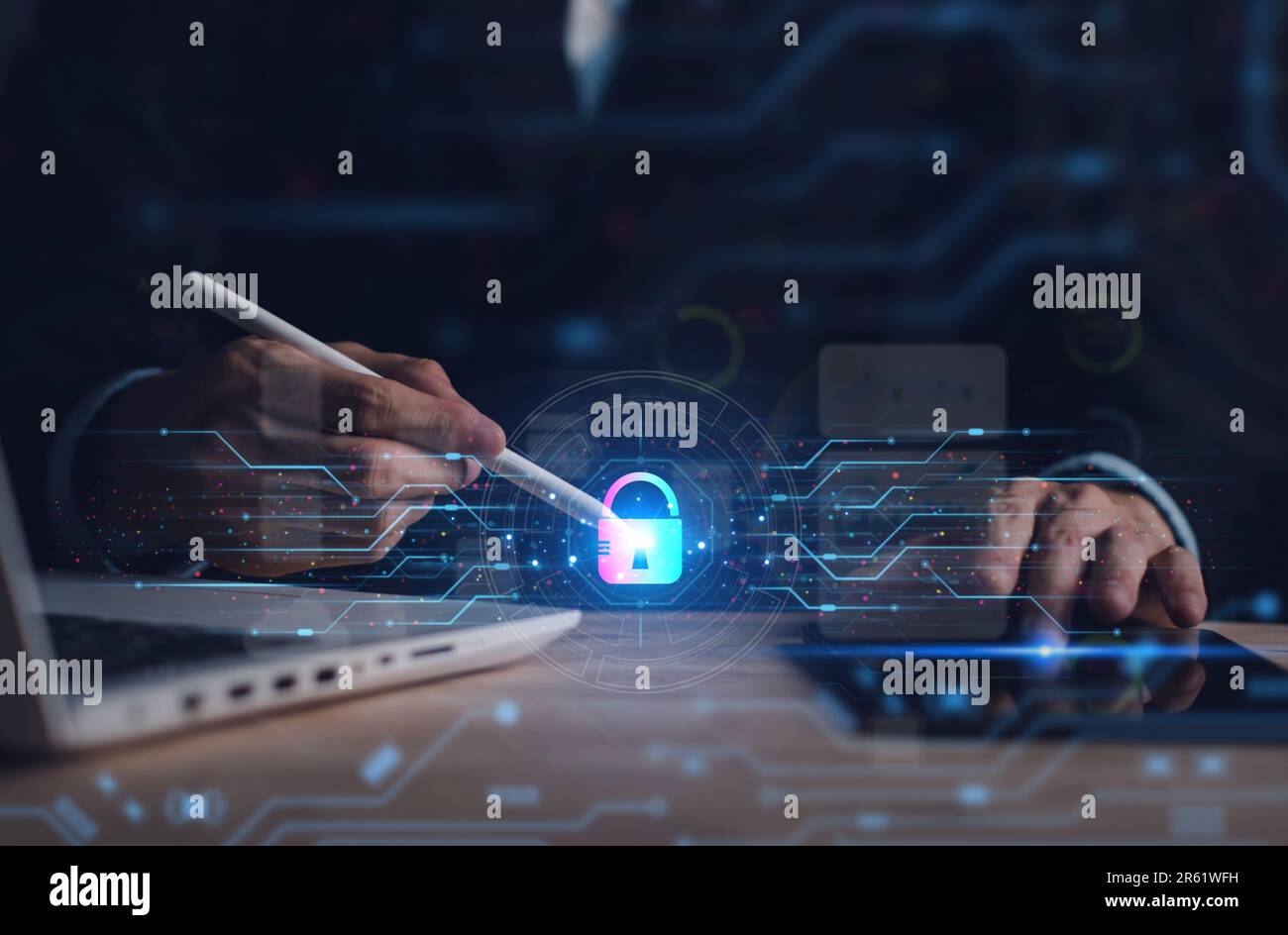 Internet security. Fingerprint scanning unlocks and access to. Username ...