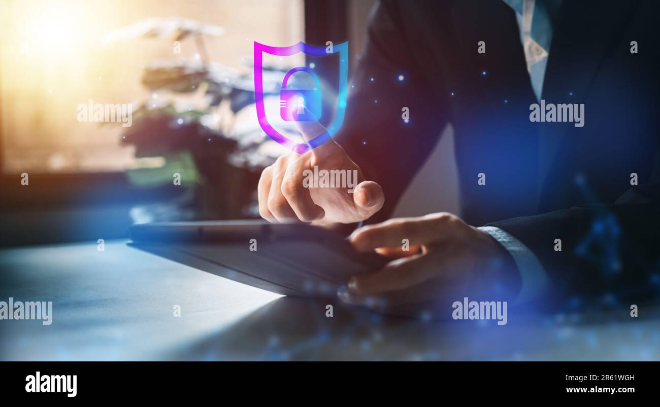 Internet security. Fingerprint scanning unlocks and access to. Username and password. User use ...