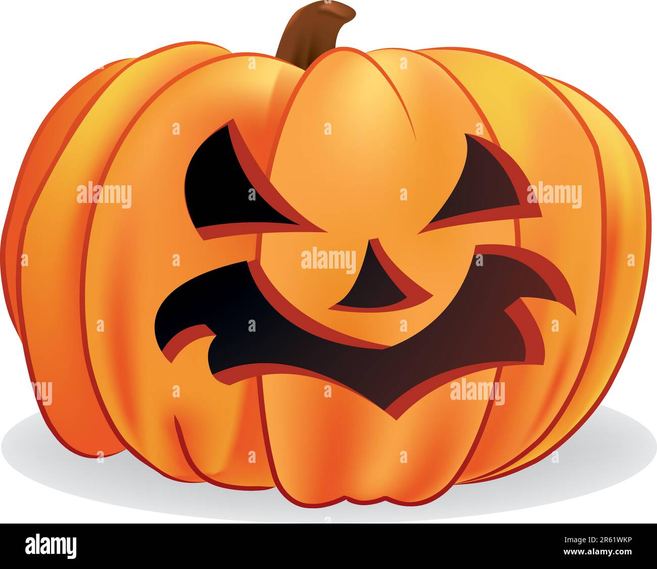 Carved Halloween Jack-O-Lantern Stock Vector Image & Art - Alamy