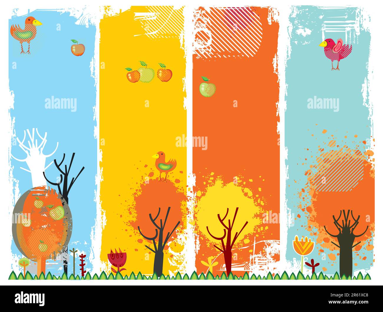 Autumn vertical banners Stock Vector Image & Art - Alamy